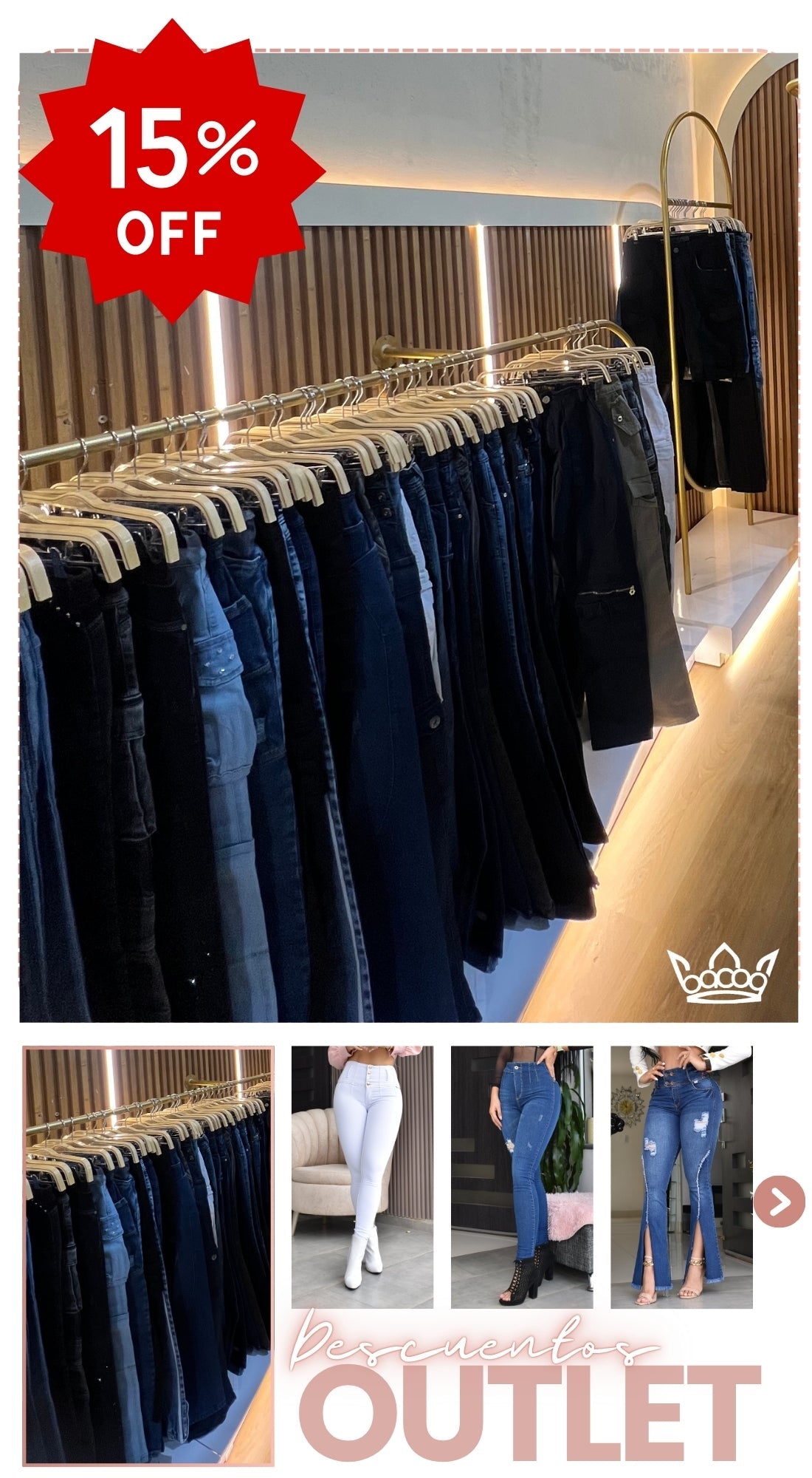 PRENDAS EN OFERTA – BACOA DENIM